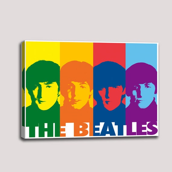Beatles Pop Art Canvas