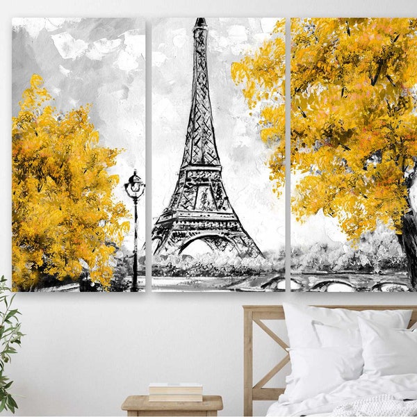 Yellow Paris - Etsy