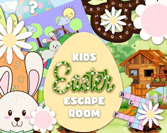 Easter Egg Hunt Escape Room, Escape Room, Escape Room Game, Easter ...