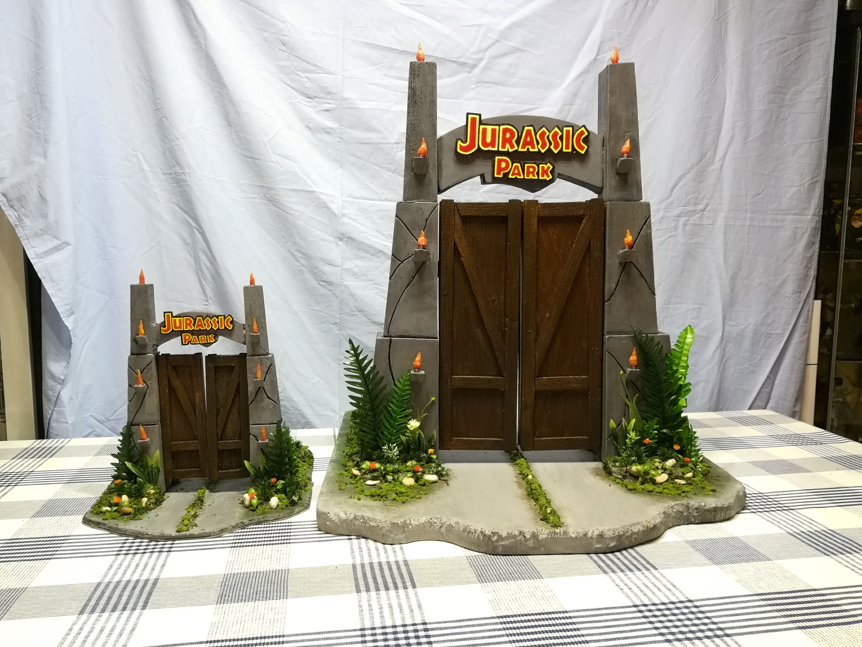 Diorama Jurassic Park 1:18 Scale - Etsy