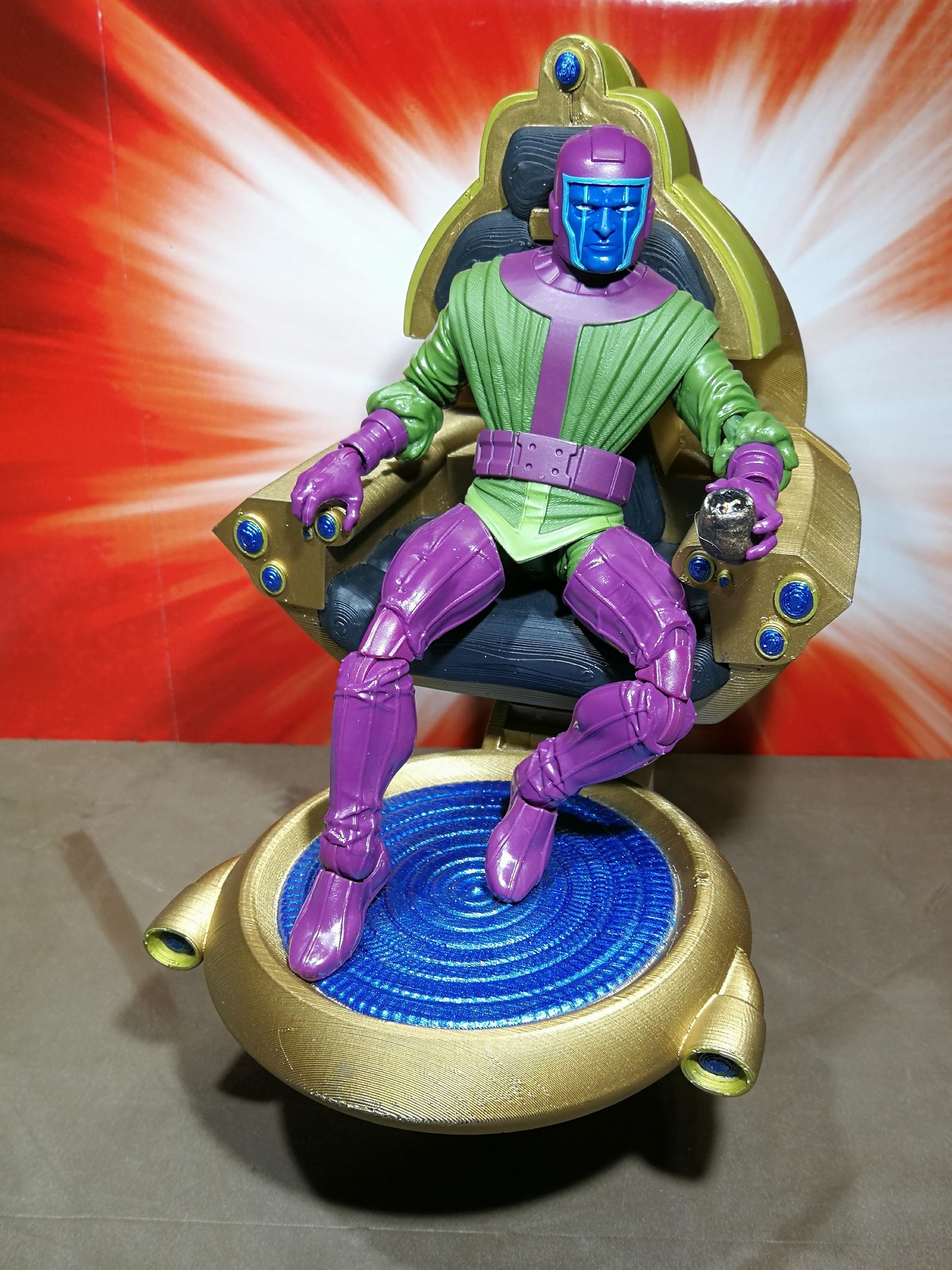 Kang the Conqueror custom 3D printed Throne PAINTED | Etsy