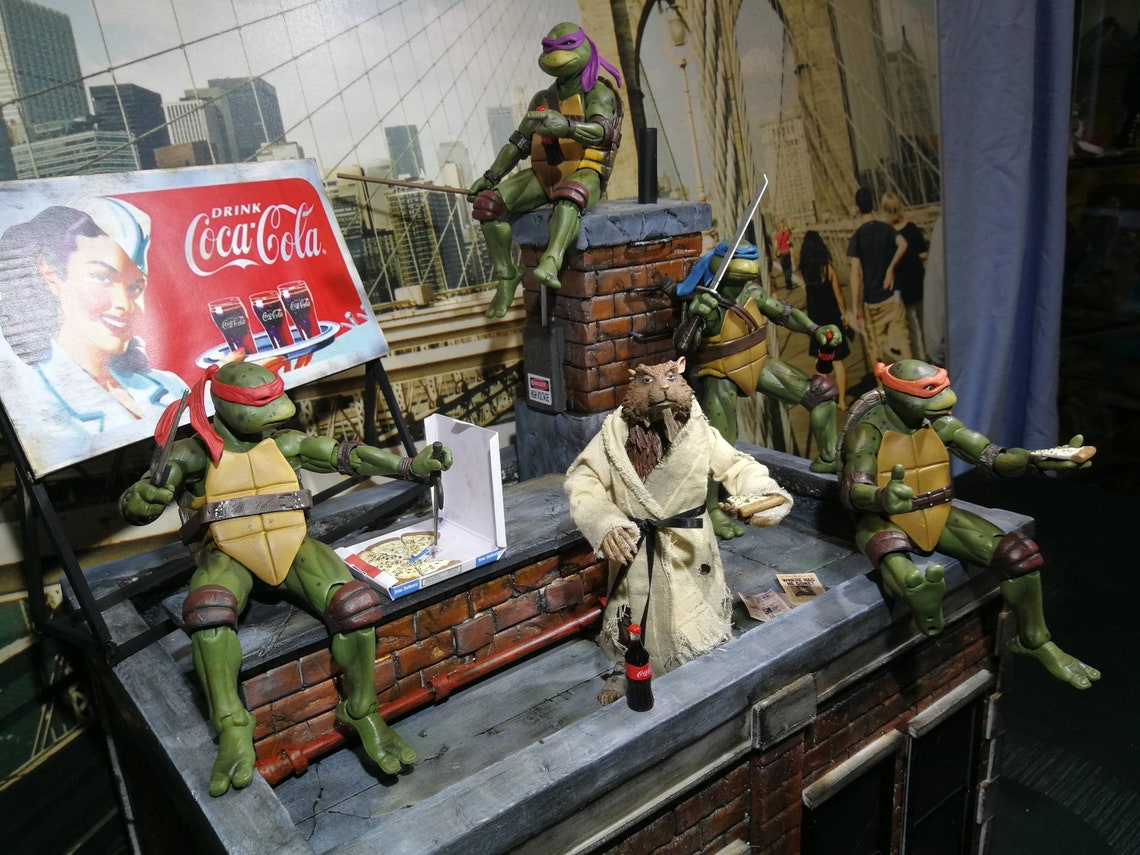 Teenage Mutant Ninja Turtles Rooftop Diorama - Etsy