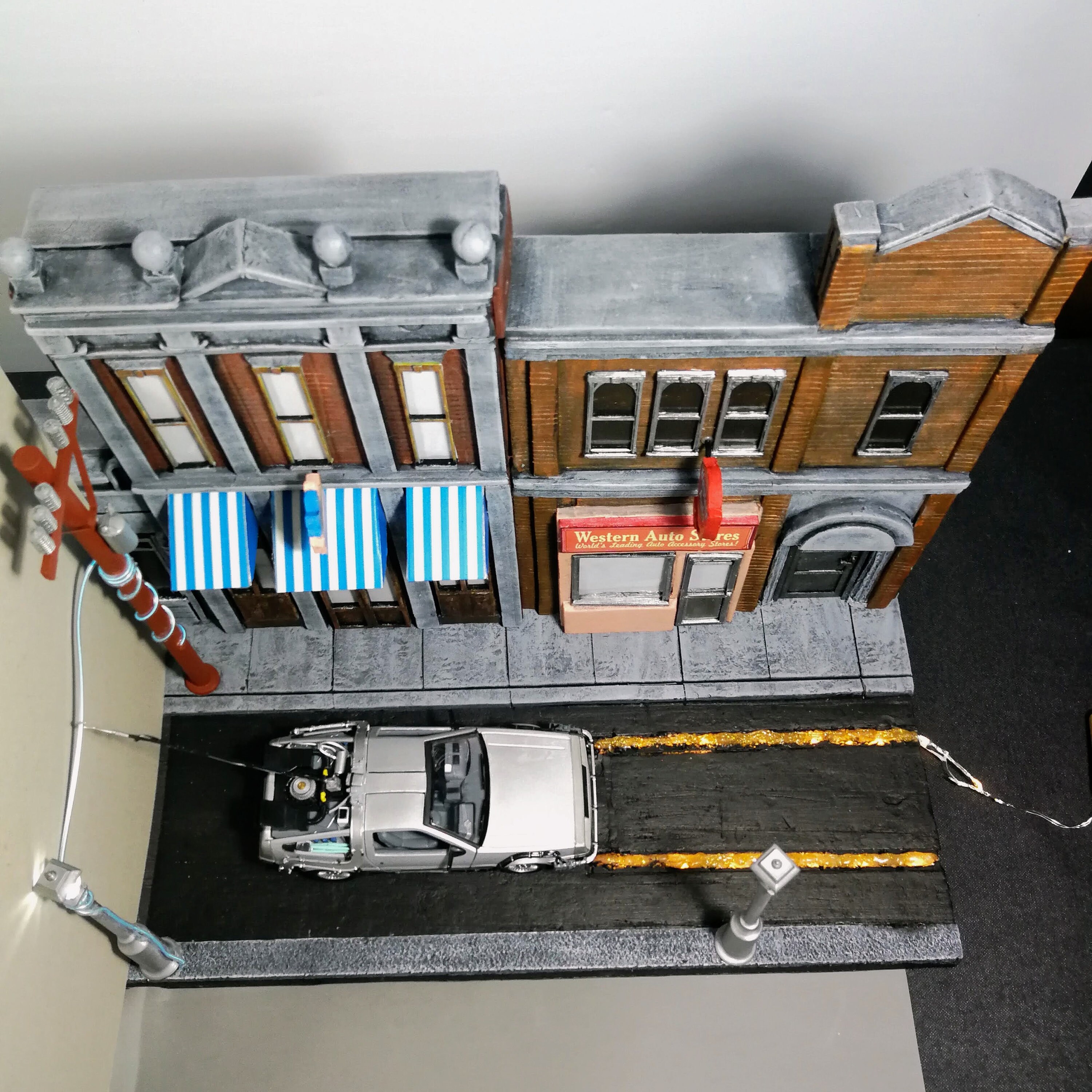 Back to the Future 1:24 Scale Diorama - Etsy