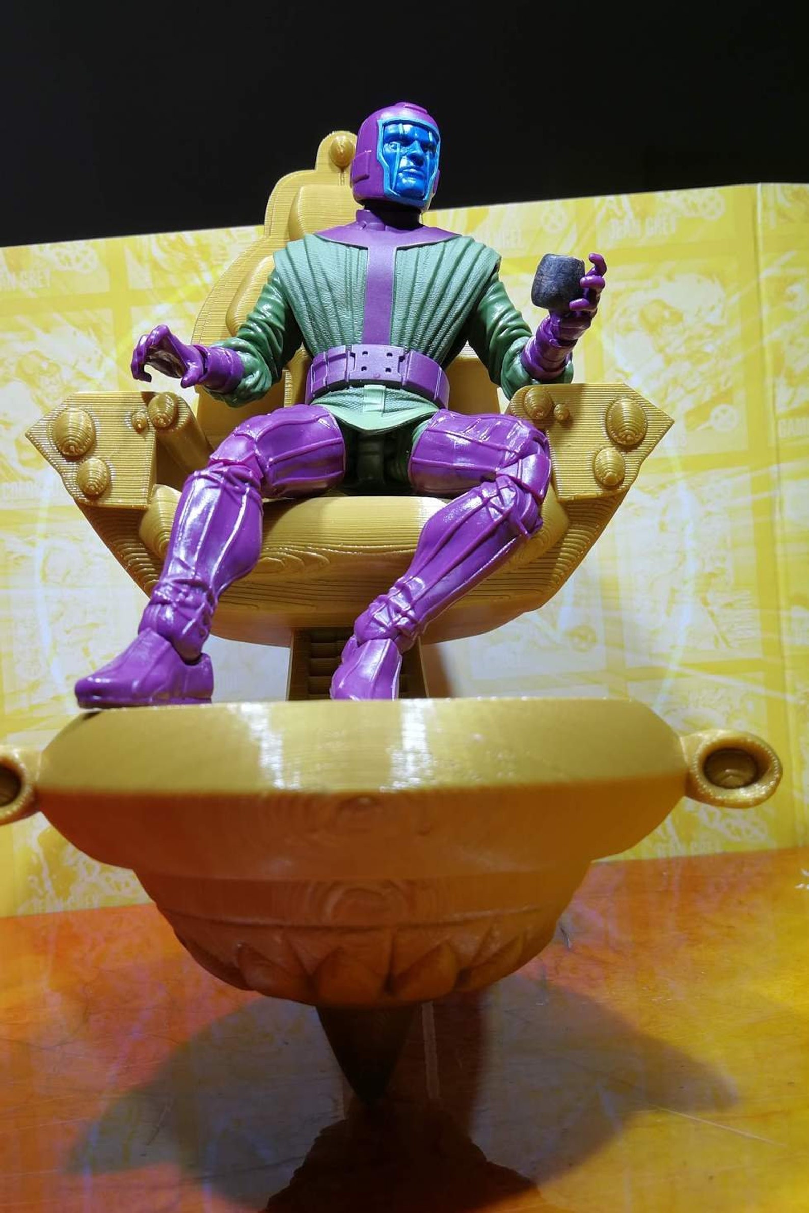 Kang the Conqueror 's Custom 3D Printed Time Chair - Etsy Australia
