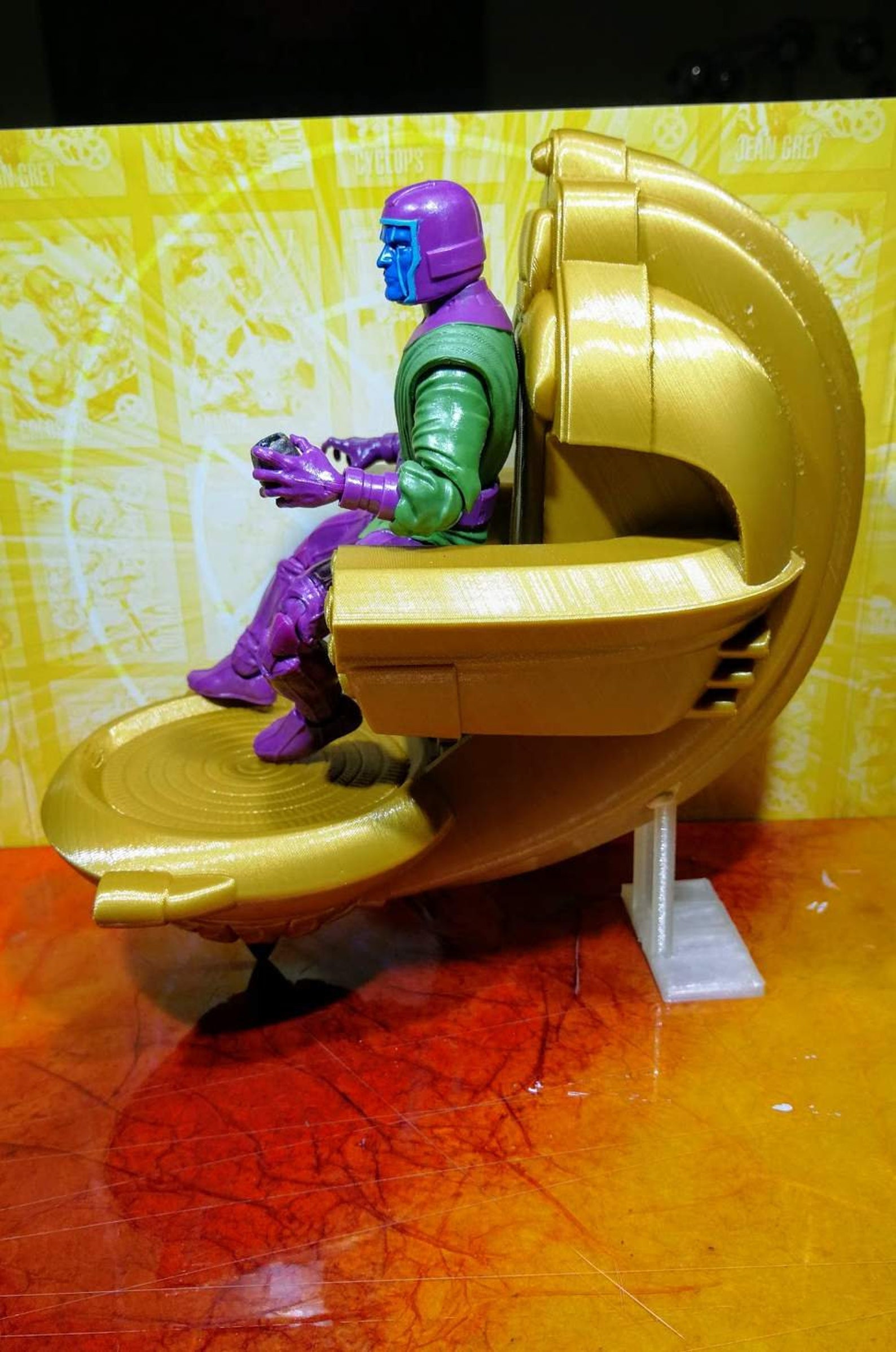 Kang the Conqueror 's Custom 3D Printed Time Chair - Etsy UK