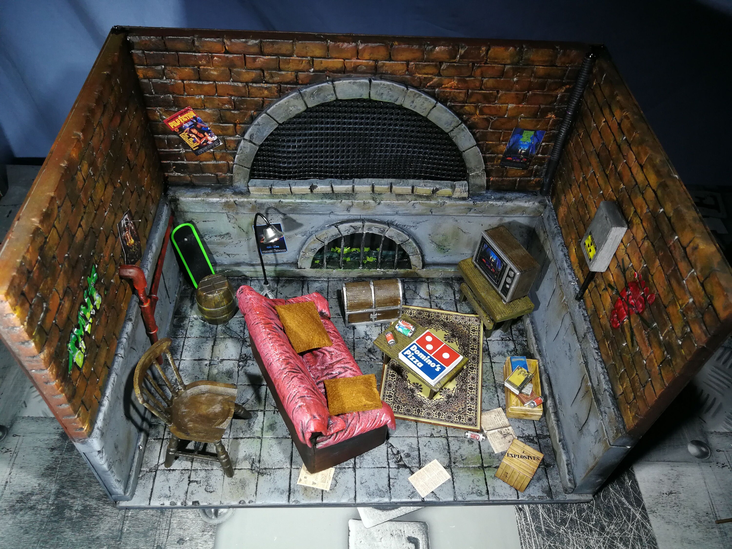 Teenage Mutant Ninja Turtles Living Room Diorama - Etsy UK