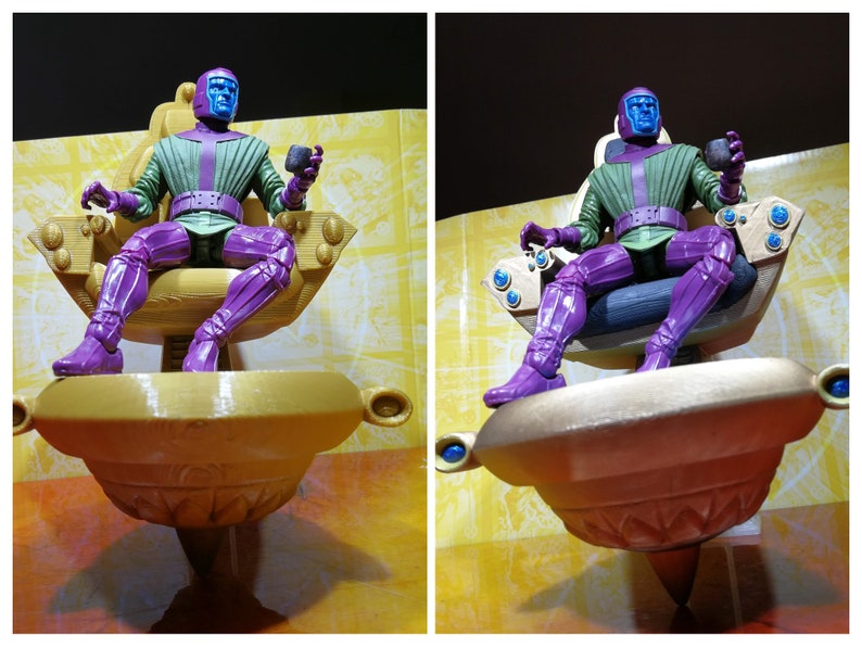 Kang the Conqueror 's Custom 3D Printed Time Chair | Etsy Finland