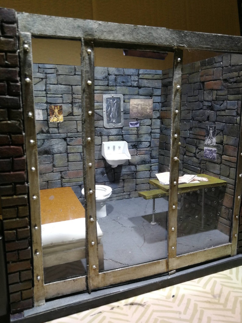 Hannibal Lecter Cell Diorama 6'' - Etsy