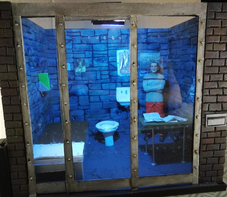 Hannibal Lecter Cell Diorama 6'' - Etsy