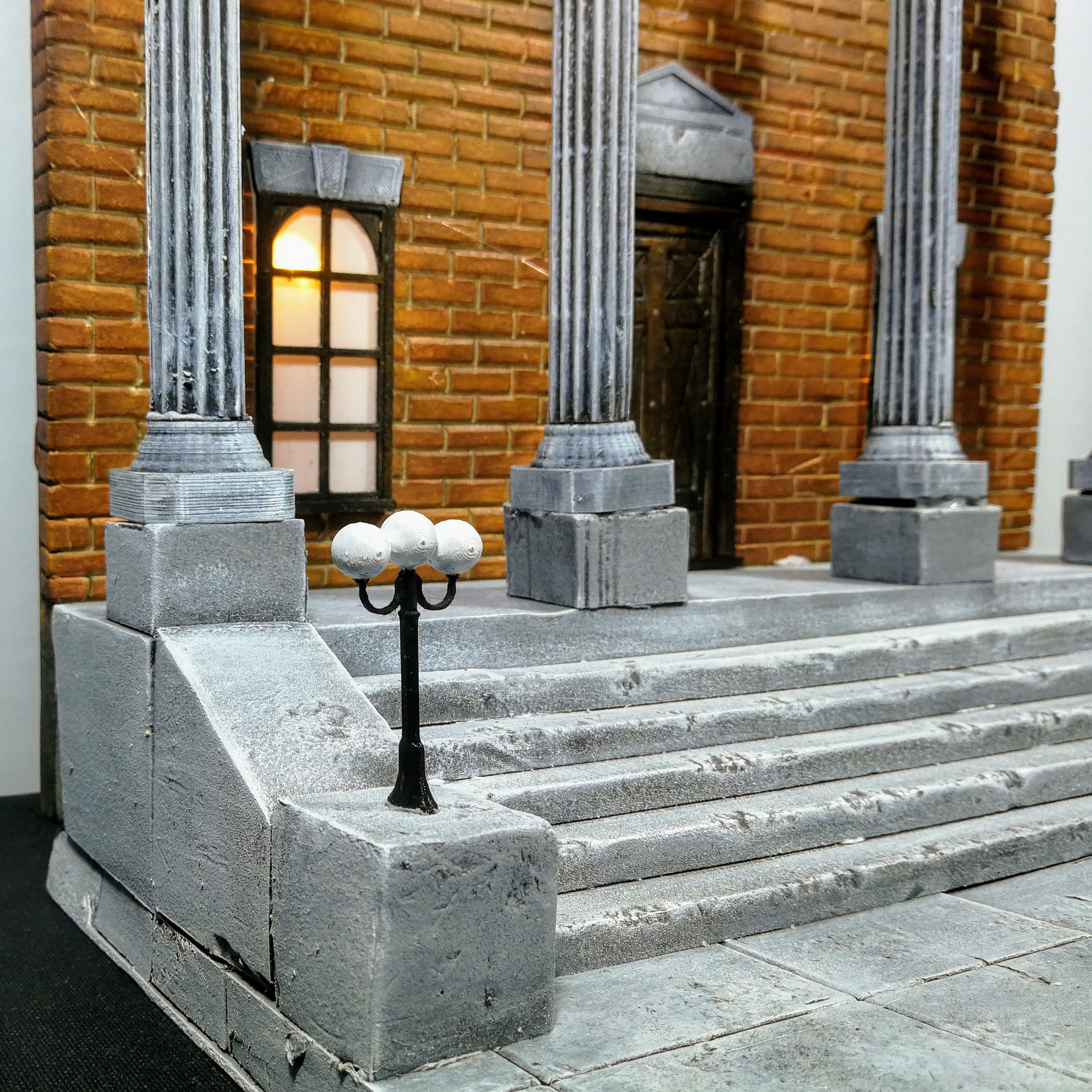 Back to the Future Clock Tower Diorama - Etsy