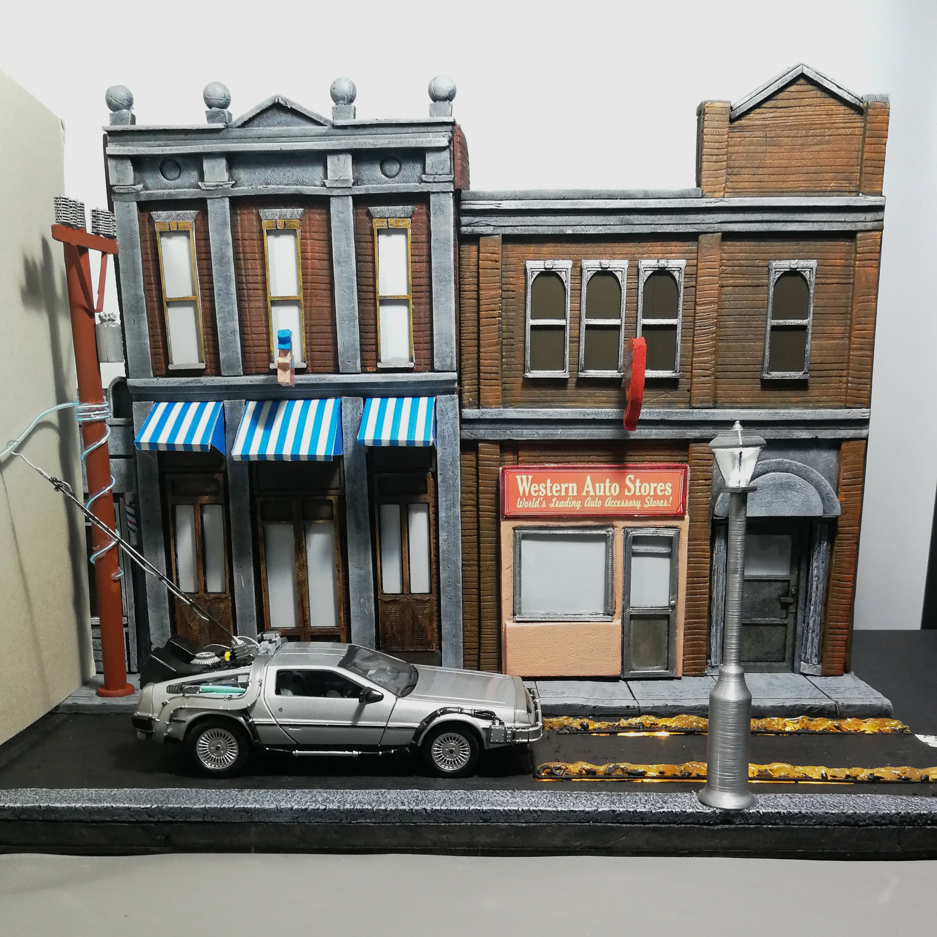 Back to the Future 1:24 Scale Diorama - Etsy