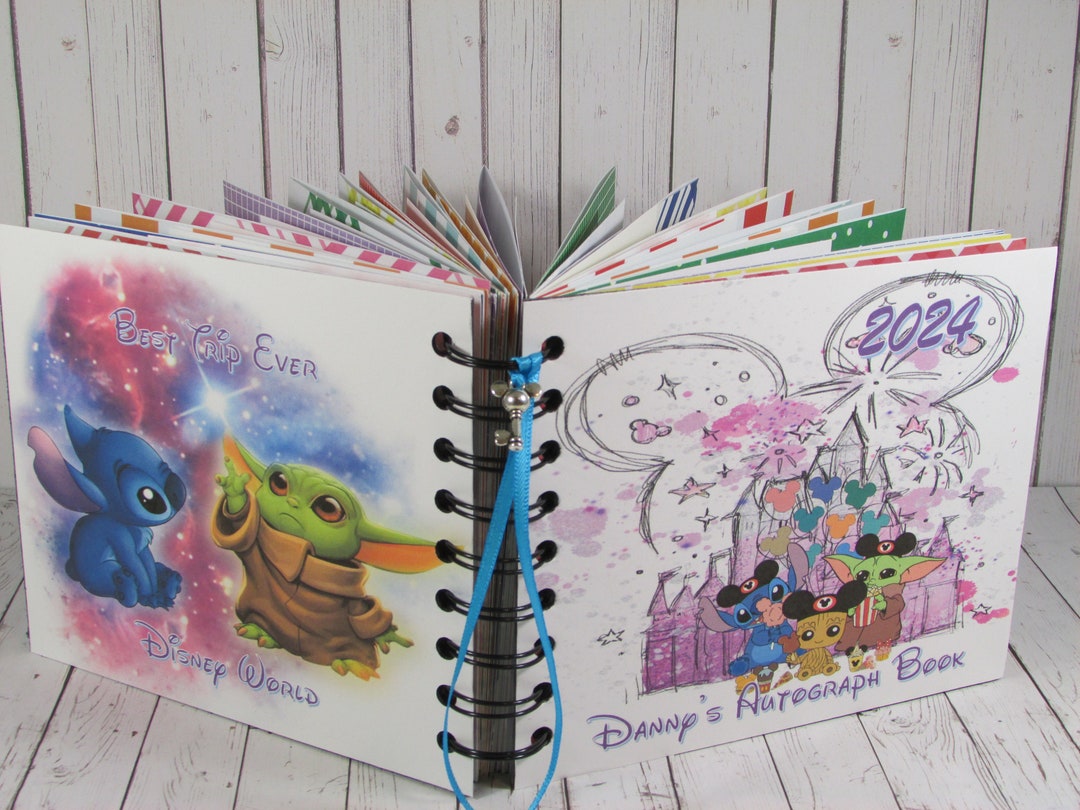 NEW Disney Autograph Book Stitch and Star Wars Friends Boys or Girls ...