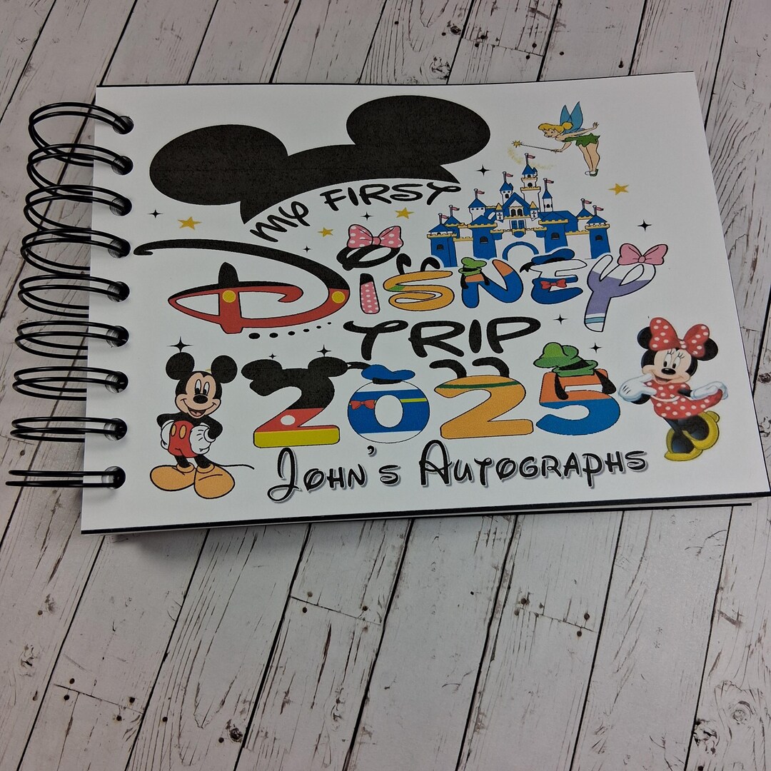 2026 Disney Autograph Book - Boys or Girls - Character Signatures ...