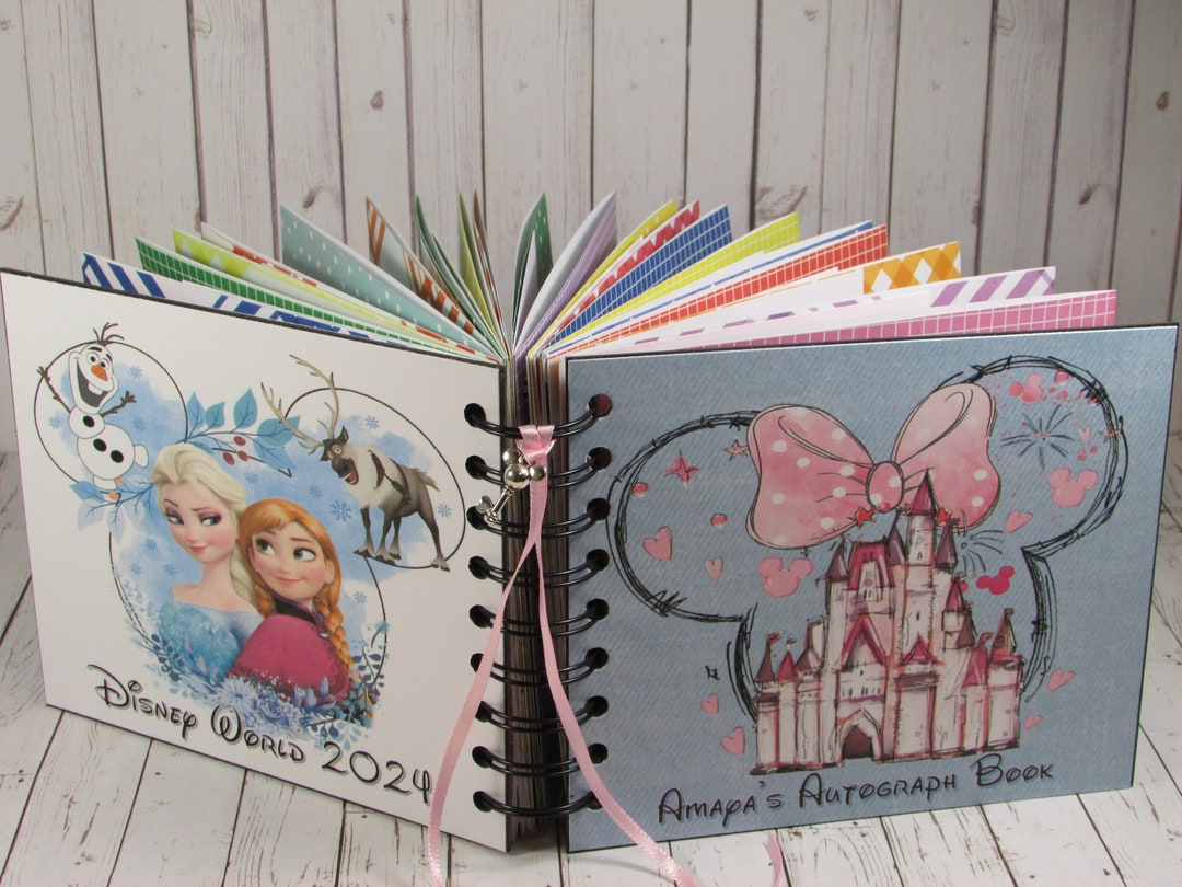 2025 or ANY YEAR Disney Autograph Book ~ GIRLS~ Princess Anna Queen ...