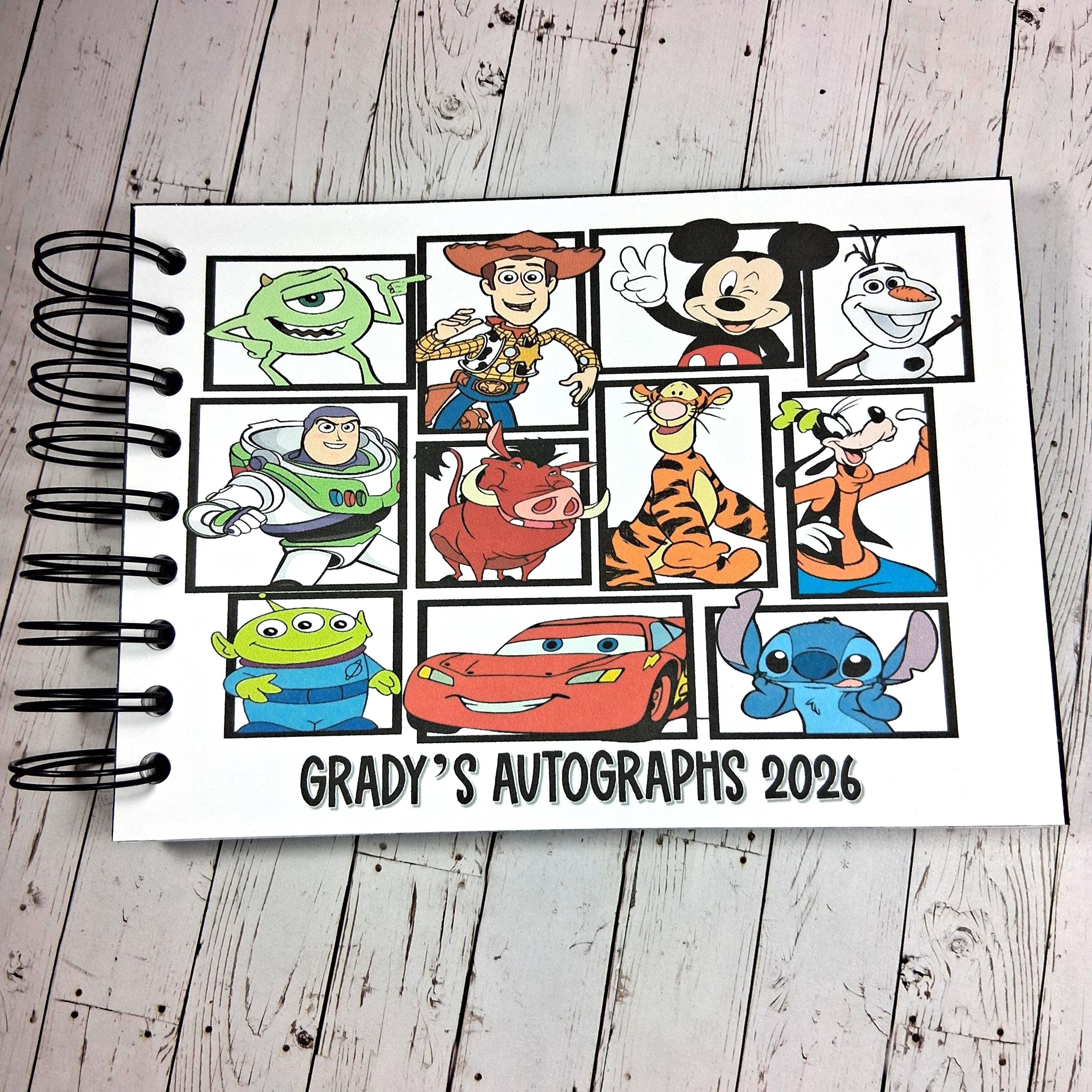NEW for 2026 Disney Autograph Book - Great for Boys or Girls ...
