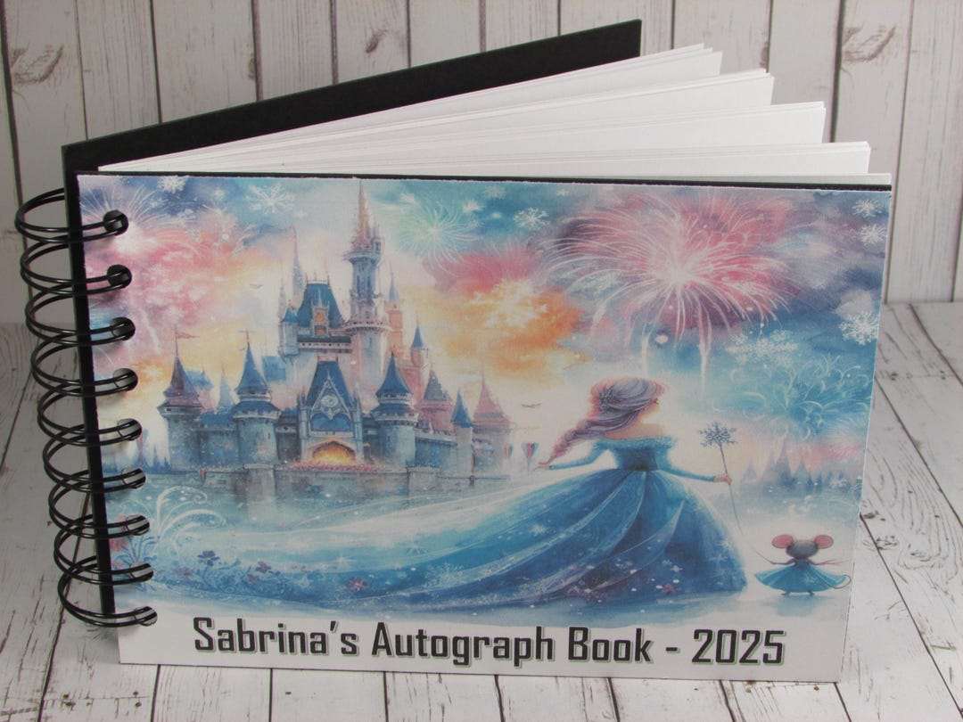 Disney-inspired Autograph Book -princess ELSA From Frozen -girls ...