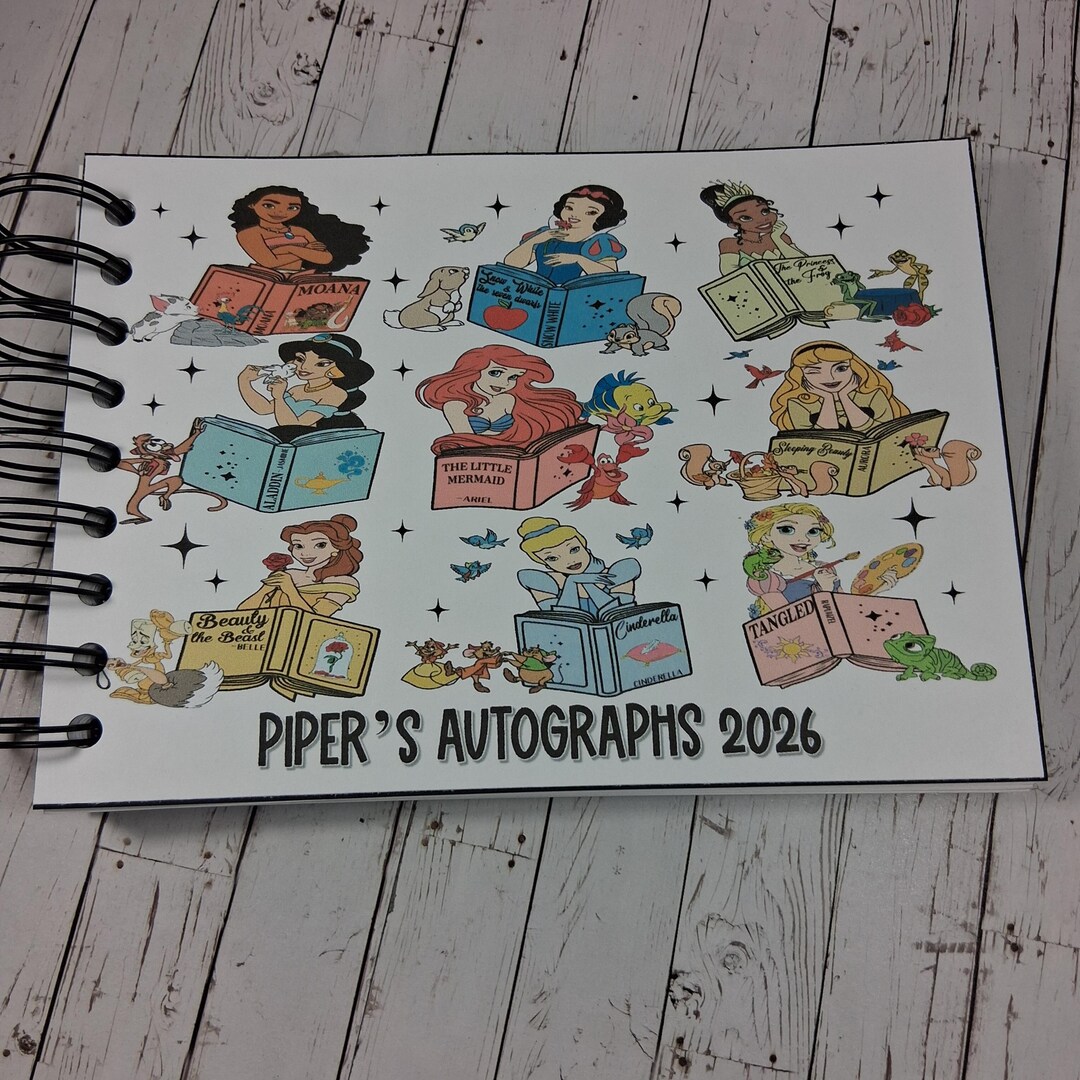 NEW for 2026 Autograph Book - Character Signatures Memory Book ...