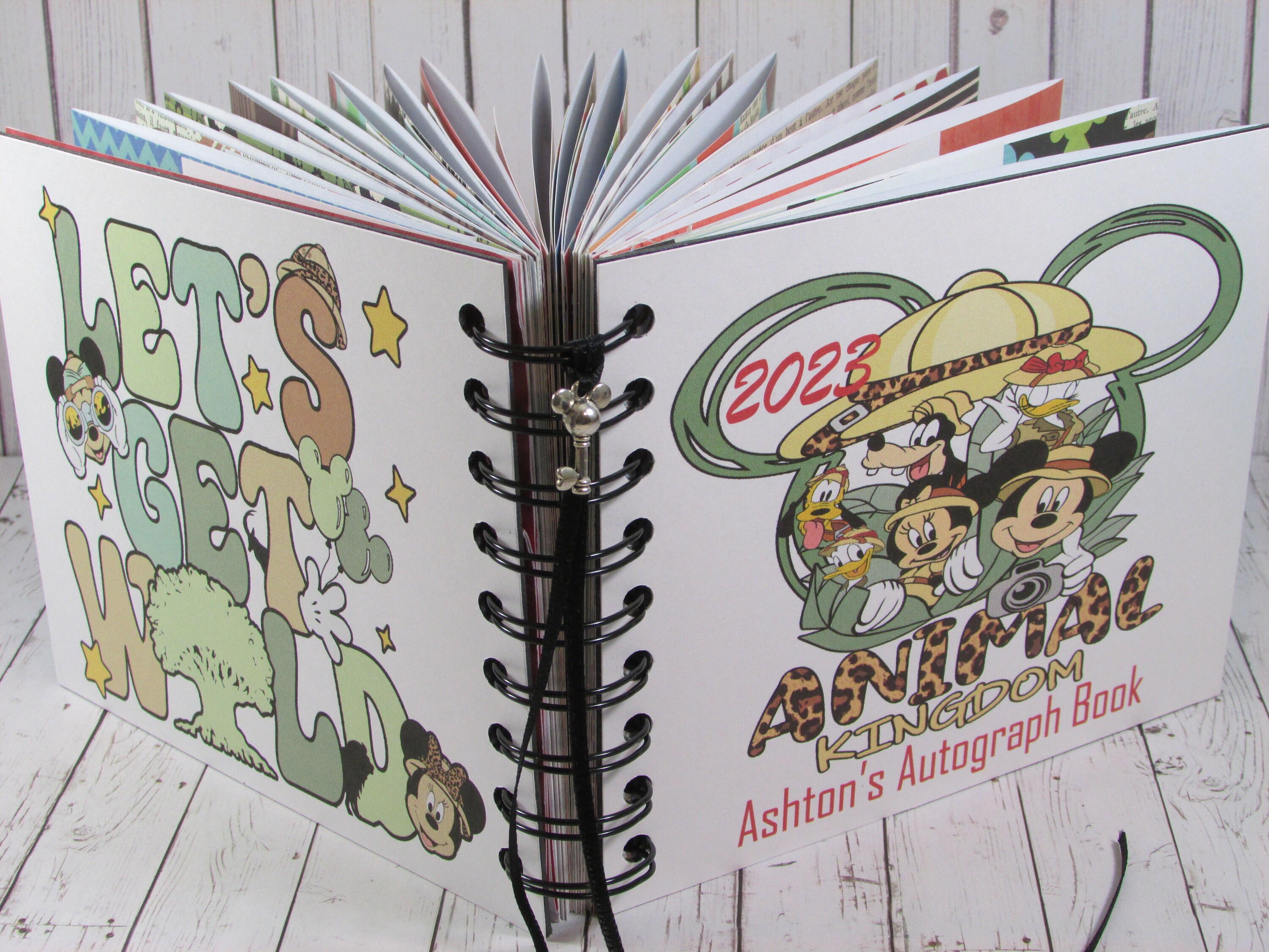 Disney Animal Kingdom Autograph Book Deluxe Edition Boys - Etsy