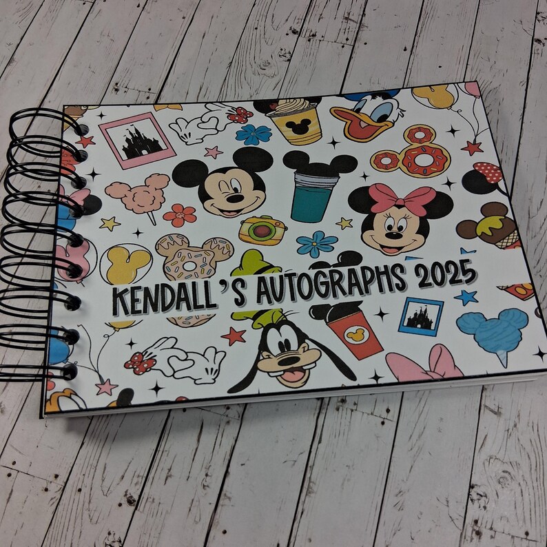 2026 Disney Autograph Book - Girls or Boys - Character Signatures ...