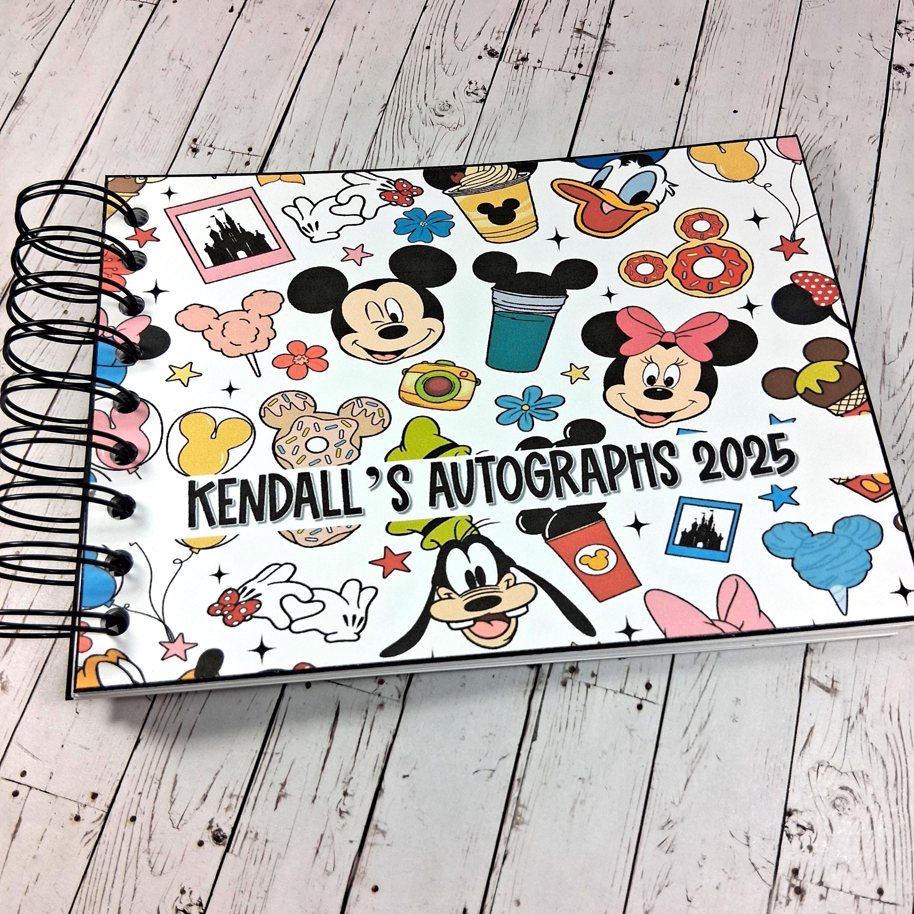 2026 Disney Autograph Book - Girls or Boys - Character Signatures ...