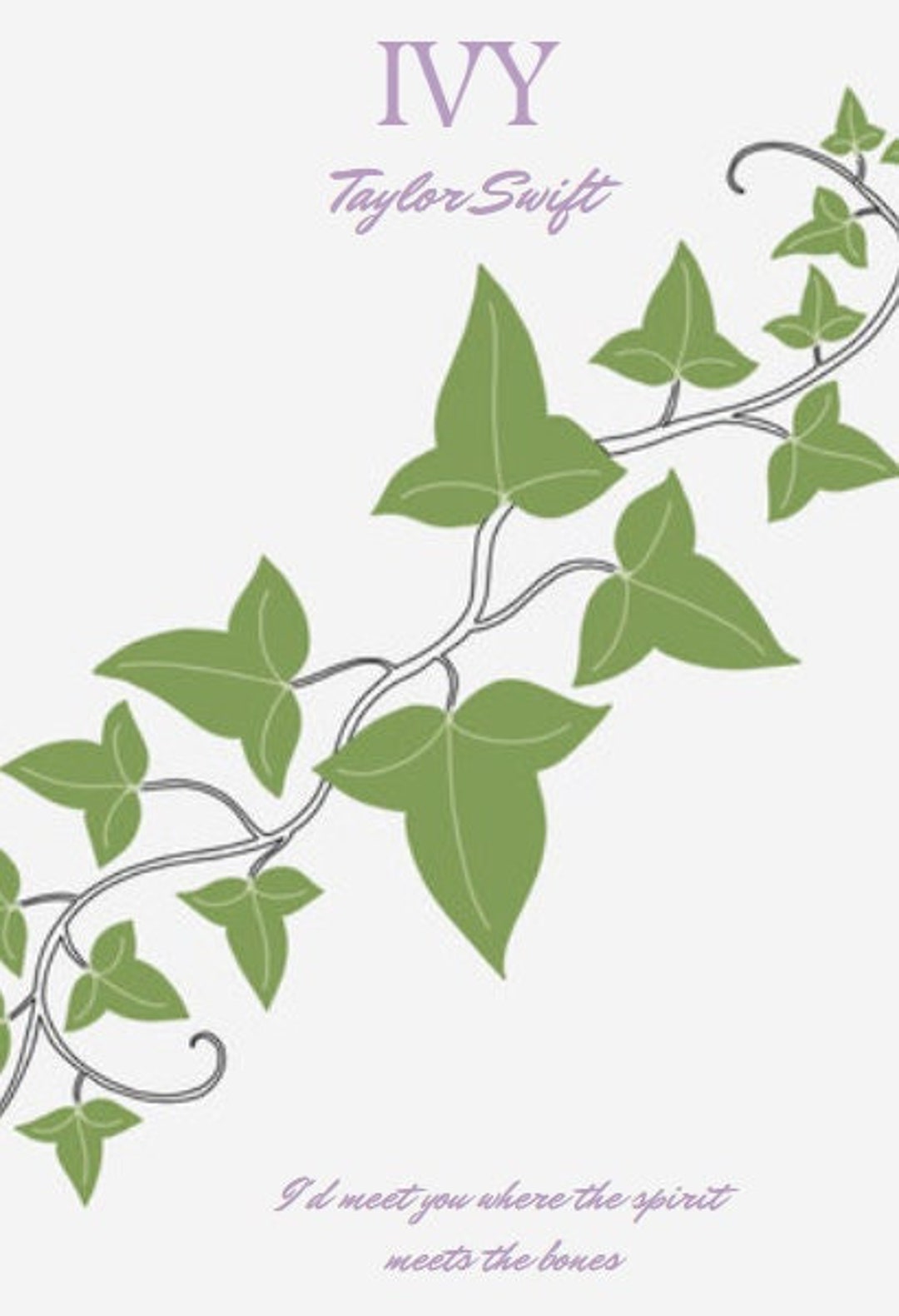 Ivy Taylor Swift Everymore Poster Digital Download Handmade - Etsy