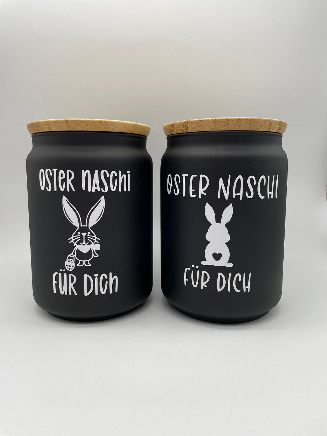 Easter Naschi Easter Glass With Saying and Lid Small Easter Gift in a ...