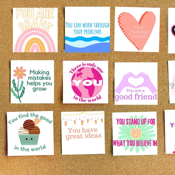 Printable Affirmation Cards for Kids-set of 18 - Etsy