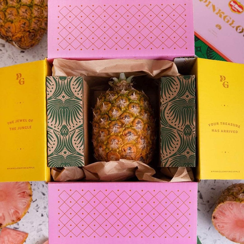 The Pinkglow® Pink Pineapple Gift Box - Etsy