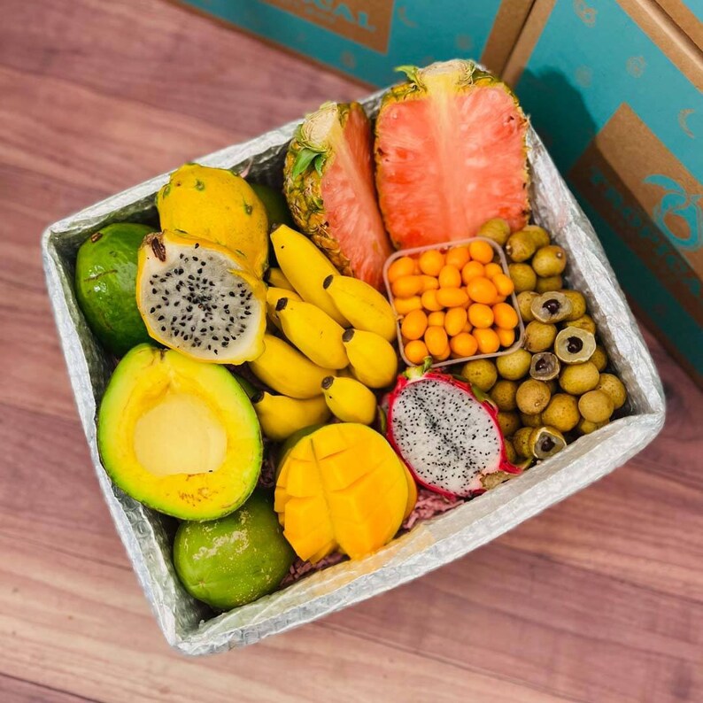 Taste the Tropics Fruit Box - Etsy