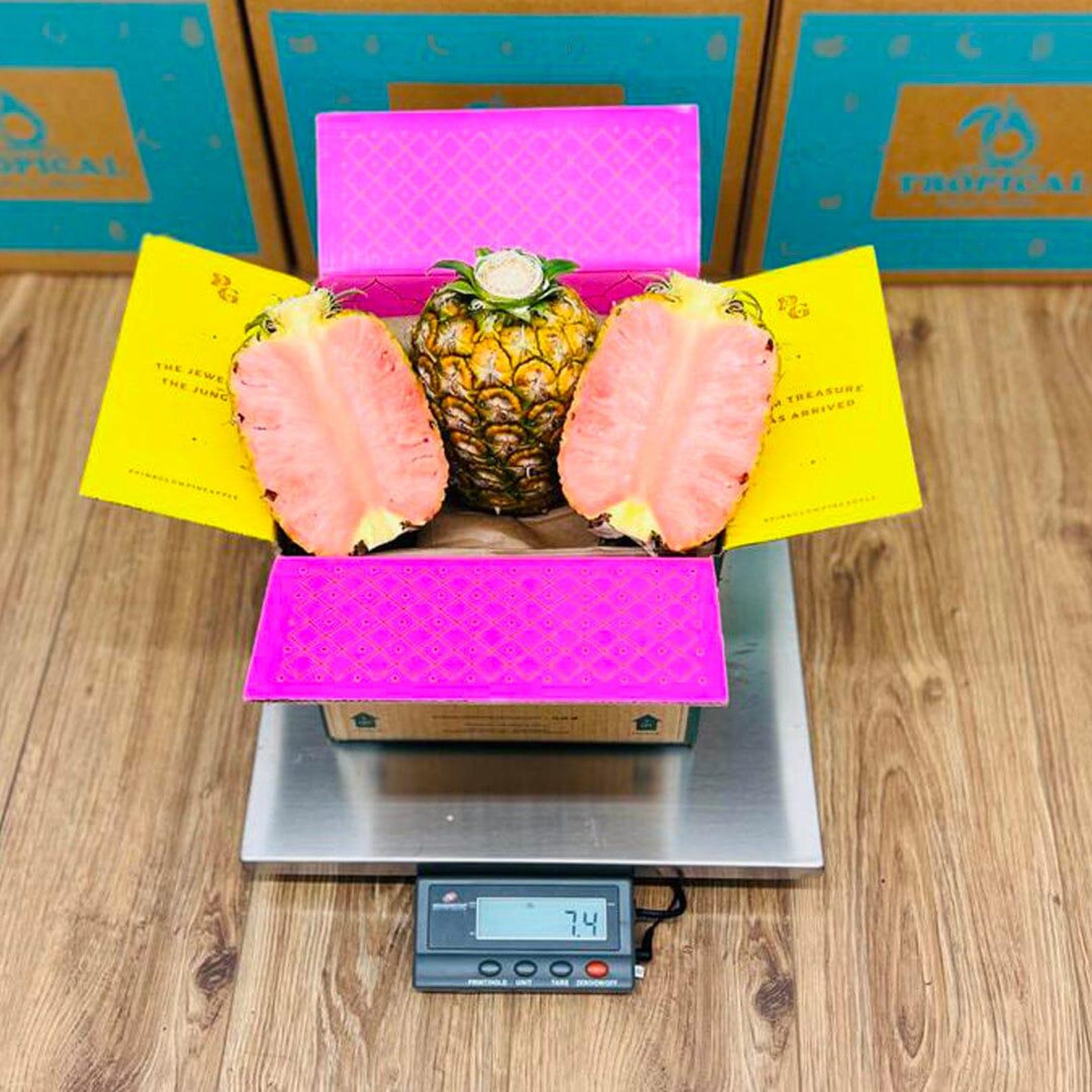 Pinkglow® Pink Pineapple Duo Box - Etsy