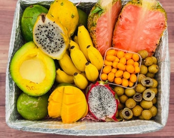 Taste the Tropics Fruit Box - Etsy