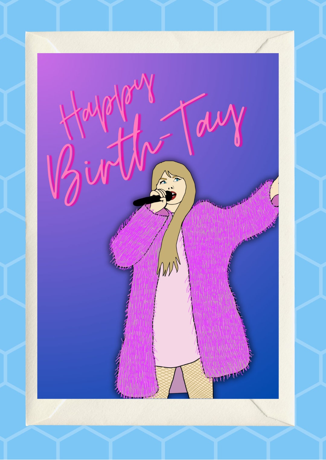 Happy Birth-tay - Birthday Card - Etsy Australia