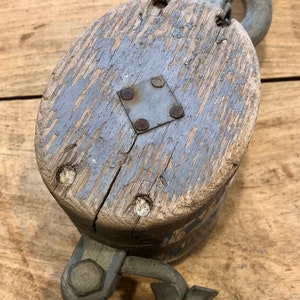 Antique Barn Wood Hay Pulley - Etsy