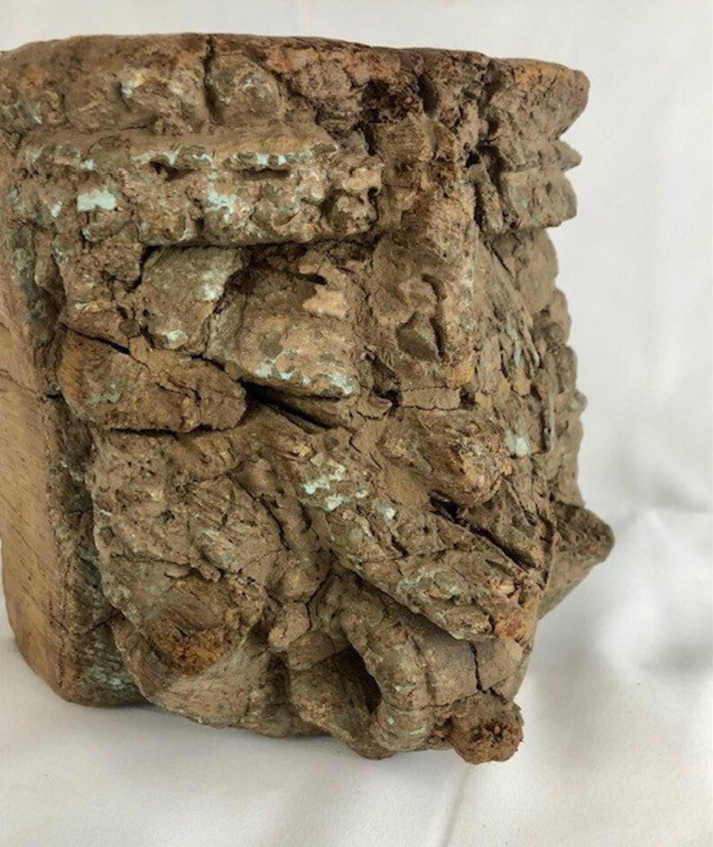 Ancient Hand Carved Elephant Corbel Wall Hanging Old & - Etsy