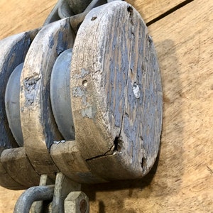 Antique Barn Wood Hay Pulley - Etsy