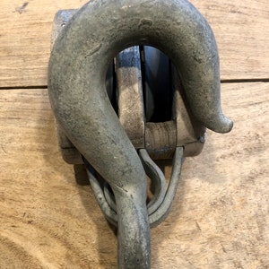 Antique Barn Wood Hay Pulley - Etsy