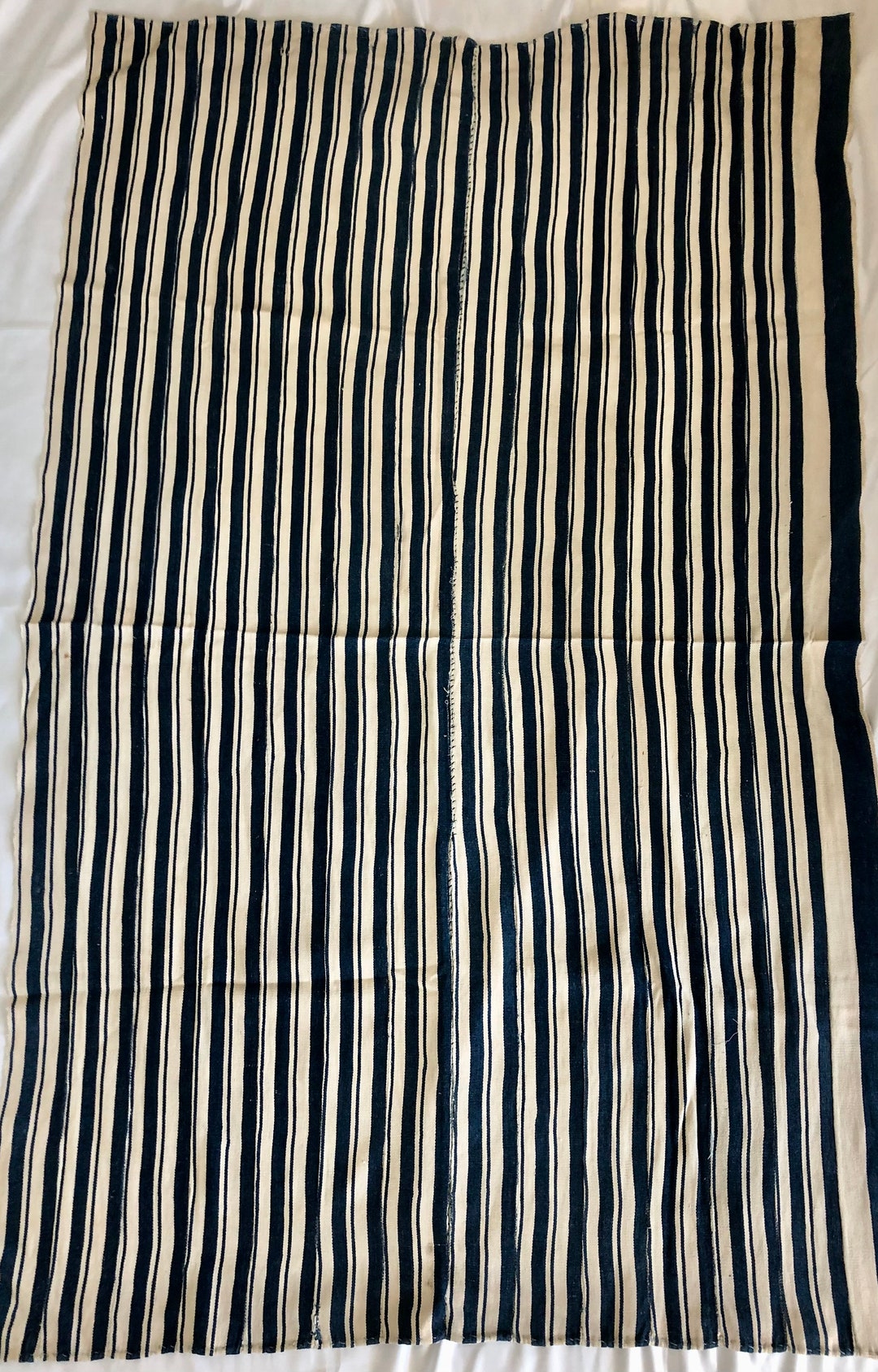 African Fabric, Vintage, Indigo Mud Cloth Bogolan Mali 59 X 37 - Etsy