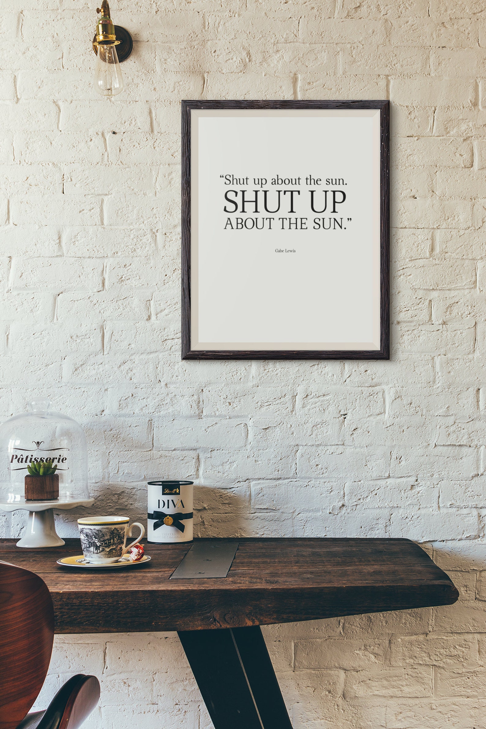 Shut up About the Sun. - Etsy