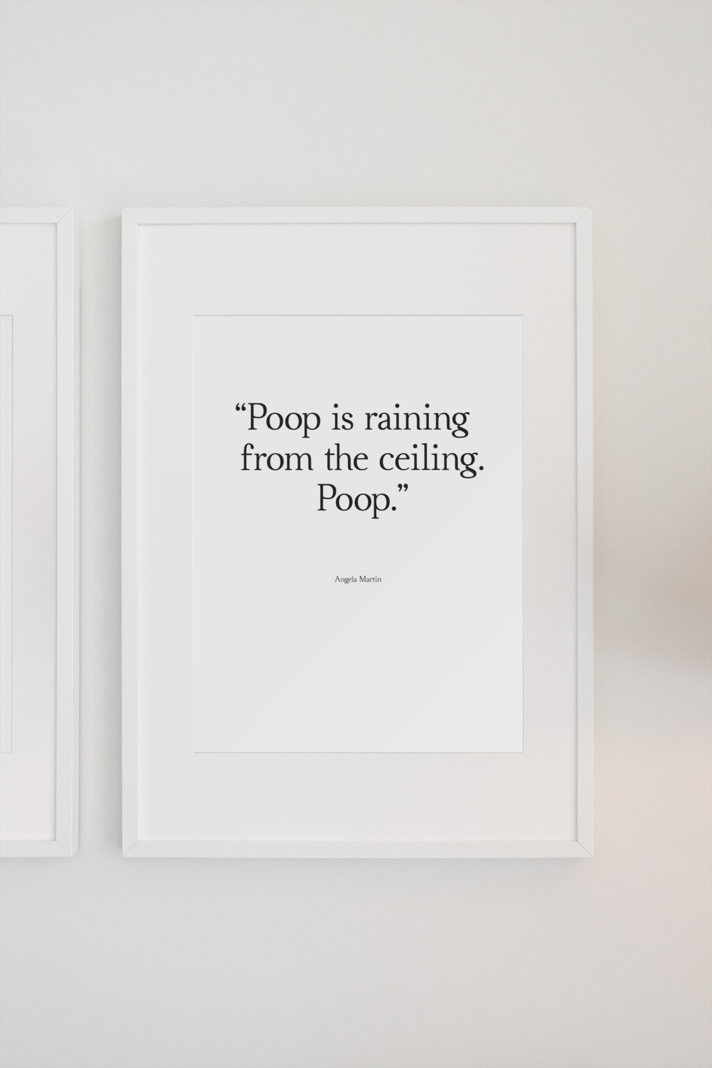 Poop is Raining From the Ceiling. Poop. - Etsy