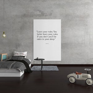 Learn Your Rules. - Etsy