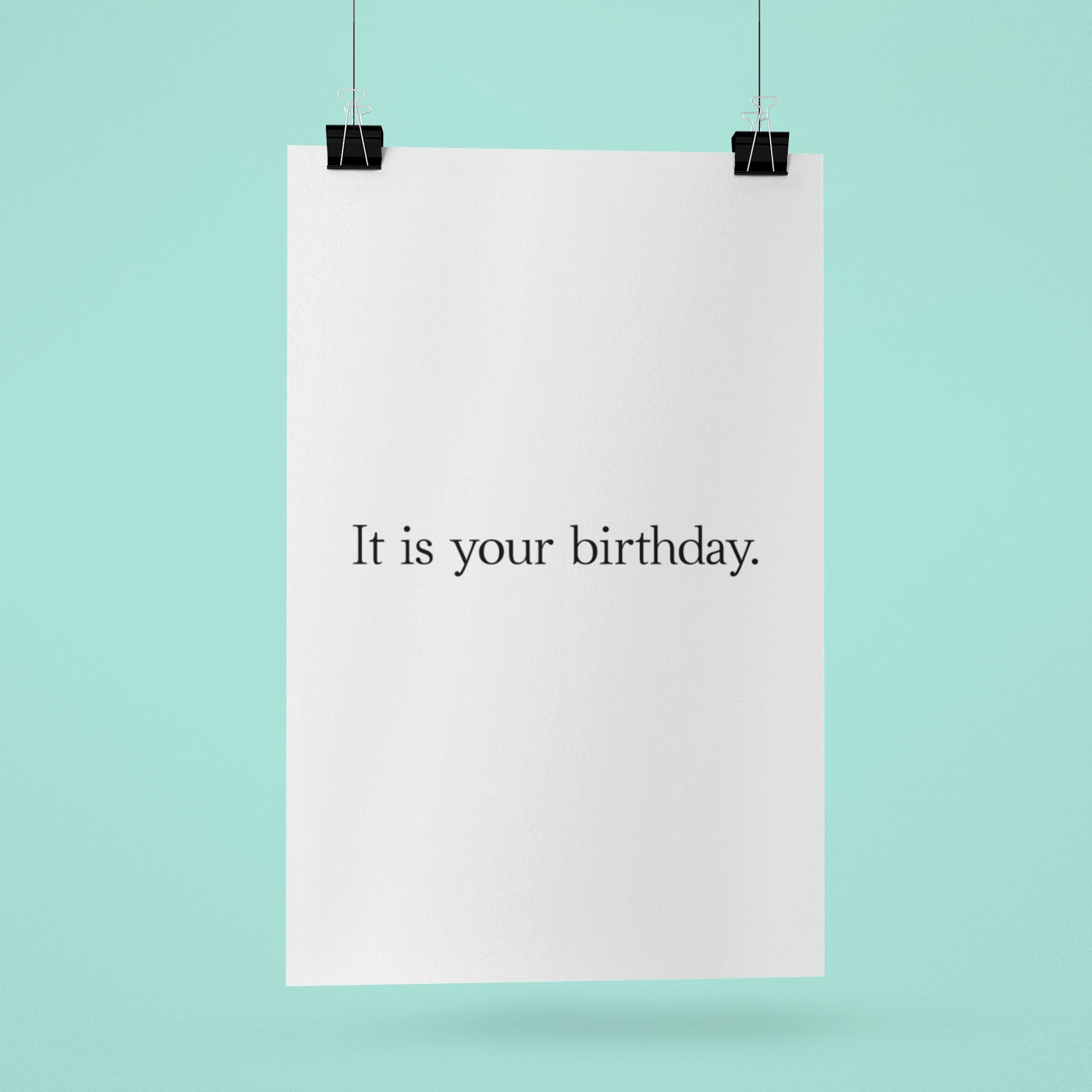 It is Your Birthday. - Etsy