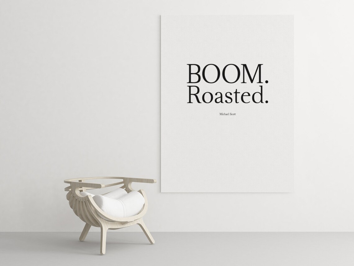 BOOM. Roasted. - Etsy