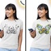 Sunlight Activated T-shirt, Butterfly Shaped Color Changing Tee, Color ...