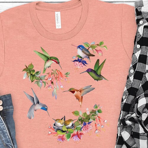 Birds T-shirt Songbirds of America Tee Springtime Shirt | Etsy