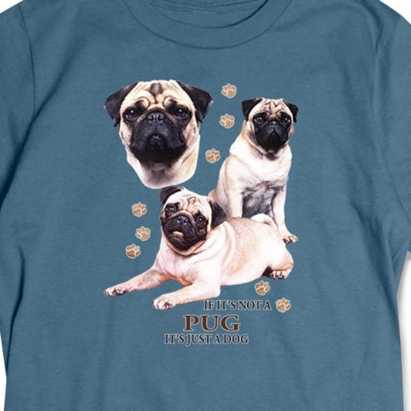 Pug T Shirt - Etsy