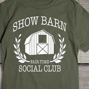 Farm Shirt, Barn T-shirt, Fair Shirt, Fair Life Shirt, Show Barn Social ...