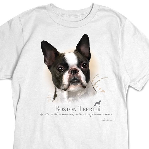 Boston Terrier Shirt - Etsy