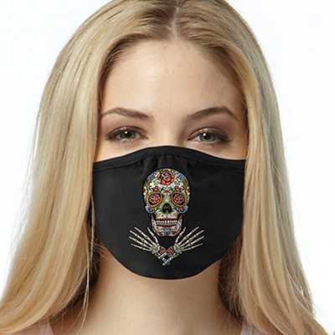 Sugar Skull Hands FACE MASK Cover Your Face Masks, - Etsy