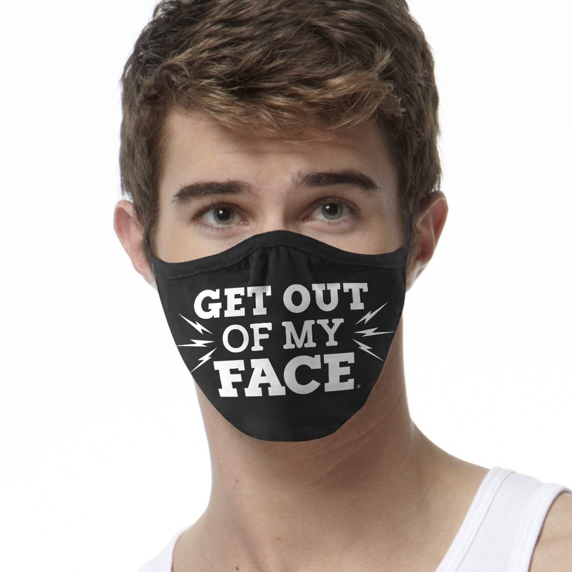 Get Out of My FACE MASK Cover Your Face Masks - Etsy