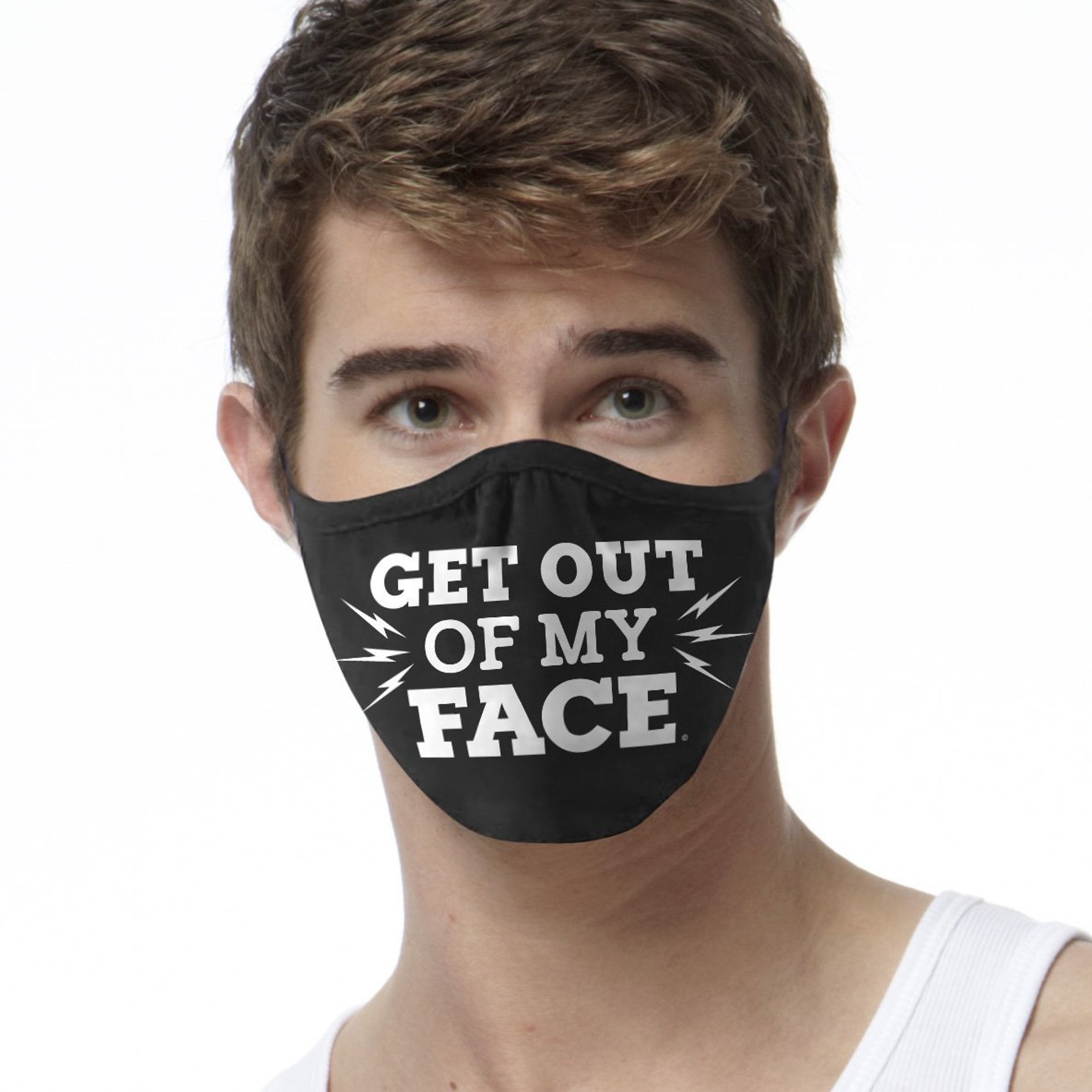 Get Out of My FACE MASK Cover Your Face Masks - Etsy